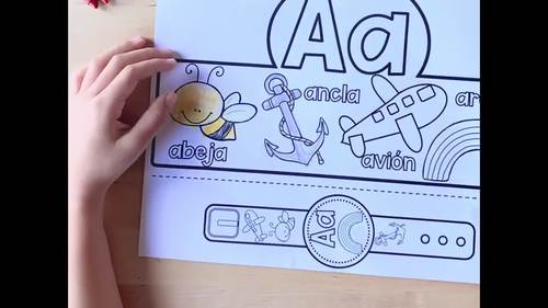 ABC | Beginning Sounds | Spanish Crowns | Bilingual Spanish | K | TPT
