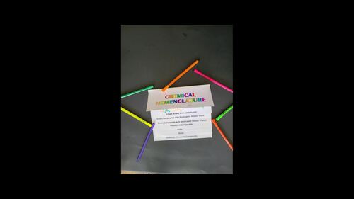 Chemistry - Chemical Nomenclature - Flipbook by Petersonic Science