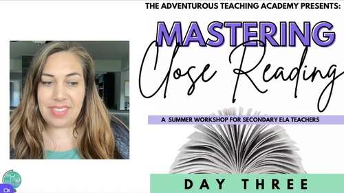 Mastering Close Reading: Selecting Annotation Directions and Focus Skills