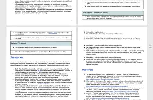 Medieval Art Lesson Plan + Slides Grades 9-12 by Teach Art History