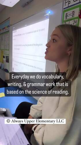 Daily Vocabulary, Grammar, & Writing Morning Work // Growing Bundle!