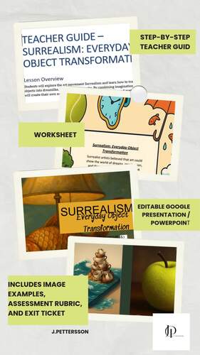 Surrealism:Everyday Object Transformation – Ready-to-Teach Art Lesson ...
