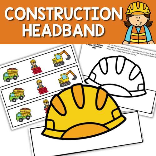 construction hard hat coloring page