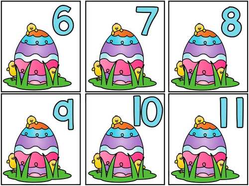 Easter Match Up! Matching Numbers and Arrangements to 20 by Erika Deane