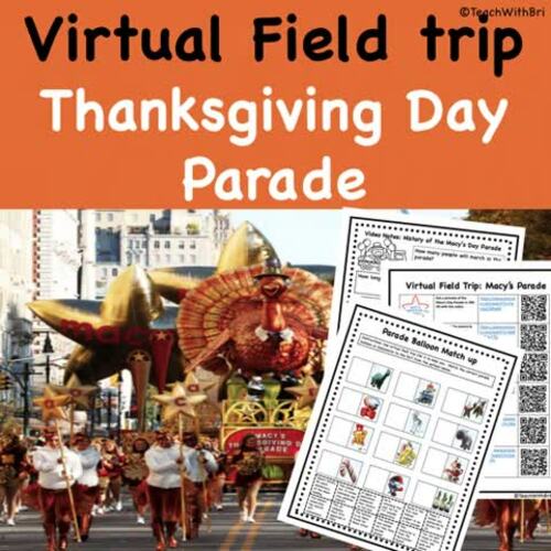 Macys Thanksgiving Day Parade Virtual Field Trip Activity Pack by ...