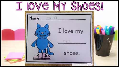Pete The Cat | I love My Shoes | Color Activity by Crazy Fun Kinder