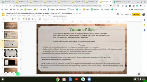 Fall Themed Slide Template BUNDLE for use with Google Slides™ | TPT