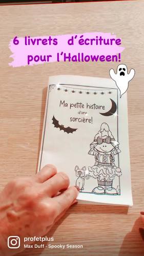 French Halloween Writting Booklets | Écriture Halloween - Livrets et ...