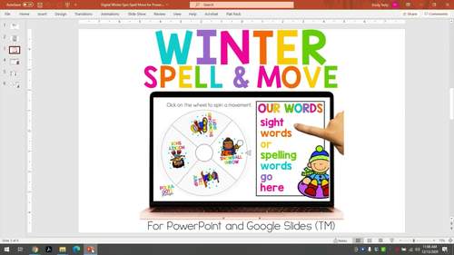 Spelling Activities for any list | Winter Spelling Activities with Movement