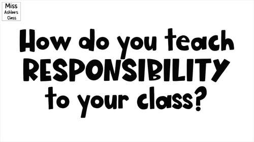 Responsibility Lesson for Special Education | Taking Responsibility ...