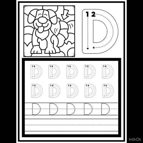 Uppercase Alphabet Letter Formation Worksheets A–Z for Kindergarten