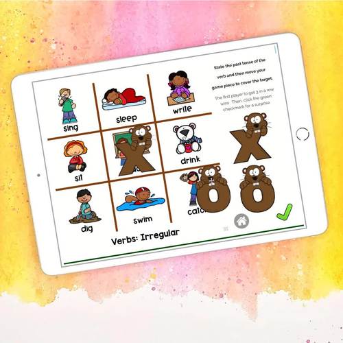 Groundhog Tic Tac Toe Articulation and Language Boom Cards | TPT