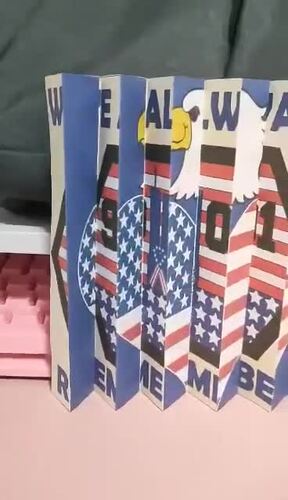 Patriot Day Activities Crafts Agamograph Art September 11th Patriotic