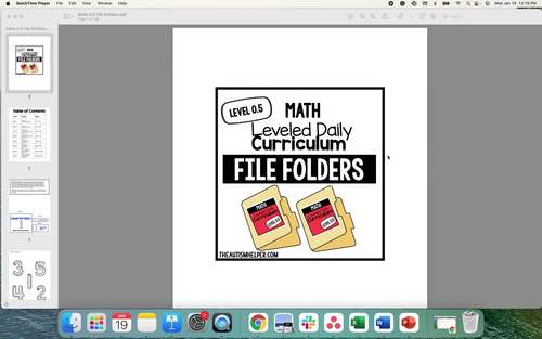 Level 0.5 Math Leveled Daily Curriculum FILE FOLDER ACTIVITIES | TPT