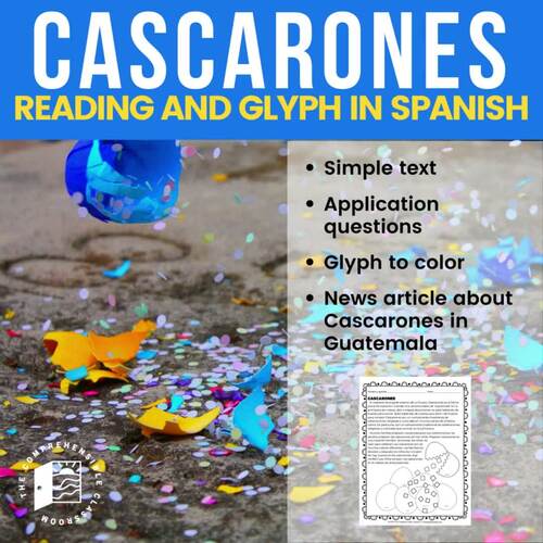 Cascarones: Reading and glyph in Spanish | TPT