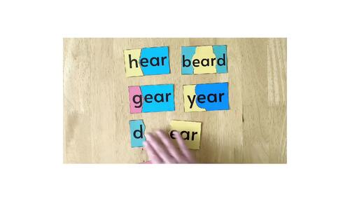 Digraphs and Trigraphs Jigsaw Puzzle Word Games Hands On Phonics Bundle