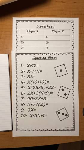Back to School Order of Operations/PEMDAS Activity | 5th/6th Grade Math ...