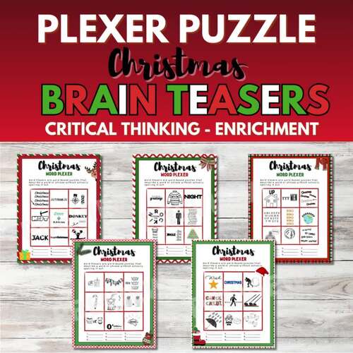 Christmas Logic Puzzle Pack | Grades 2–5 | No Prep Printable | Gifted ...