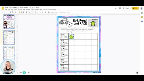 Bible Activity Worksheets for Little Learners by Poet Prints Teaching