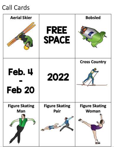 Winter Games 2022 BINGO Beijing by ALL ABOUT SPED with Makenna | TPT