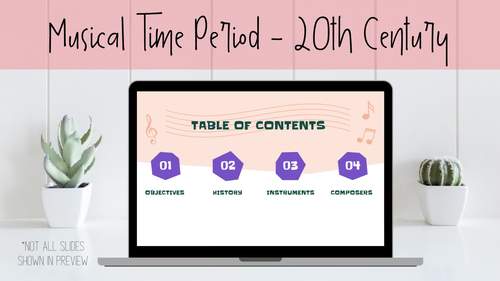 Musical Time Periods : 20th Century by The Complete Music Room | TpT