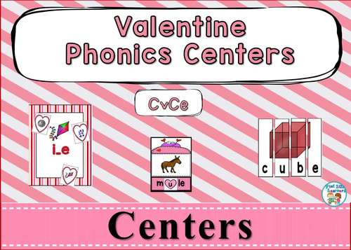 Valentine Phonics | Long Vowel Sounds | CVCe Words by Pint Size Learners