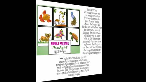 Flower Art Loose Parts, Wall Print, Graphic Design, Card, Forestry, Images