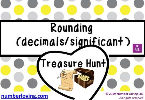 Significant & Decimals Rounding (Scavenger Treasure Hunt) by ...