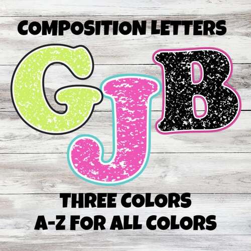 Composition Bulletin Board Letters - Composition Letters - Bulletin ...