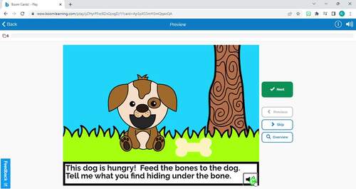 final /g/: Feed the Bones to the Dog. by Creative Speech Language Resources