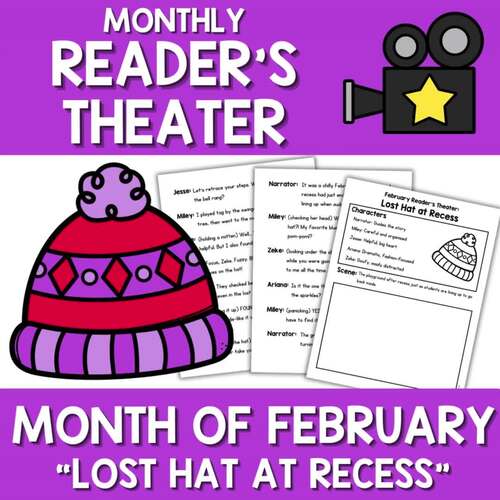February Reading Activity | Readers Theater Script Skit | Fun Play ...