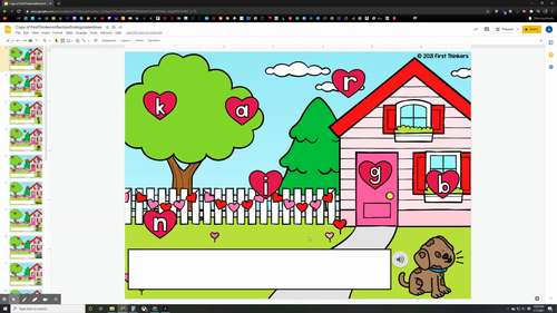 Inflectional Endings Valentines Day Phonics Digital Game Google Slide ...