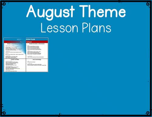 First Grade August Cross-Curricular Unit With Assessments & Worksheets