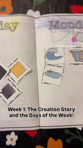 The Creation Story Booklet by LilyRach | TPT