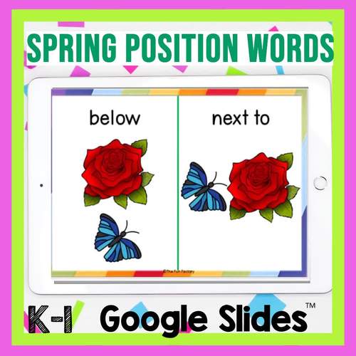 Spring Positional Words Activities for Digital Google Slides™ | Spring ...