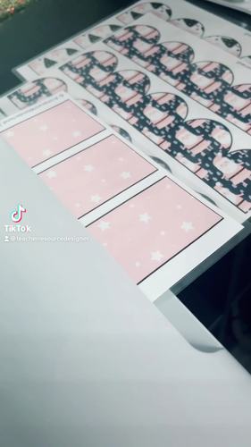 Pink Christmas Classroom Bulletin Board Set by Teacher Resource Designer