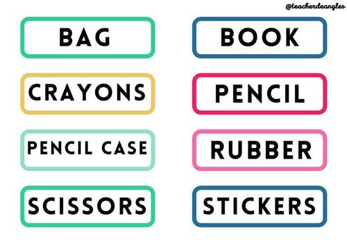 CLASSROOM OBJECTS LEARNING STATIONS PACK: FLASHCARDS AND CARD GAMES