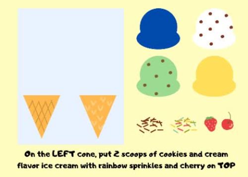 Boom Cards™ Ice-cream Making (Building Spatial Awareness) by OT crate