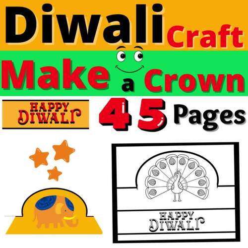 Diwali Craft Make a Crown Activity Resource India Holiday by ...