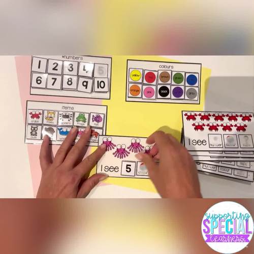 Sentence Writing - Simple sentence structure perfect for Special Education