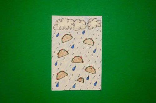 Let's Draw Raining Tacos! by Patty Fernandez Artist | TpT