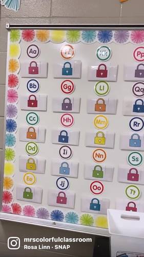 Sound Wall Locks by MrsColorfulClassroom | TPT