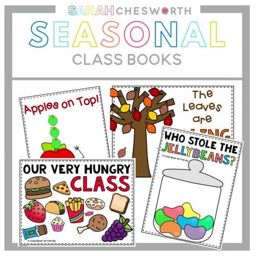 Seasonal Class Book Bundle for Preschool and Kindergarten by Sarah ...