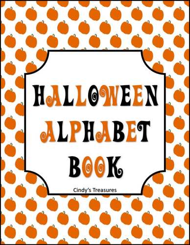 Halloween Alphabet Book by Cindy's Treasures | TPT