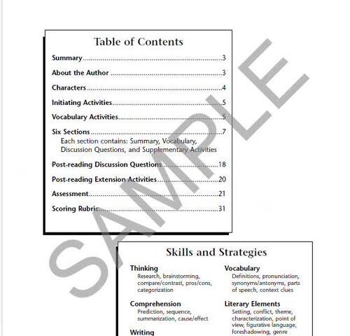 The Misfits Novel Units® Teacher Guide Novel Study | TPT
