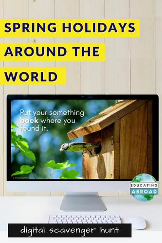 Spring Holidays Fun Digital Activity Scavenger Hunt | Morning Meeting ...