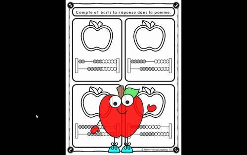 French Counting 1 to 20: Back-to-School Counting, Ideal for French ...