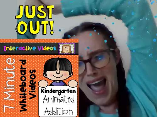 7 Minute Whiteboard Videos - Animated Addition for Kindergarten | TPT