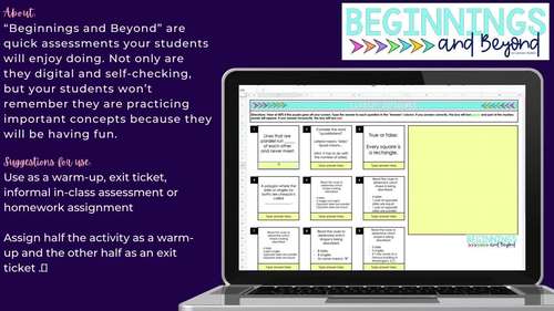5th Grade Math Geometry Digital Puzzles | TPT