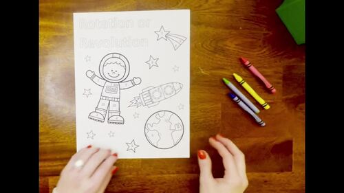 Rotation and Revolution Color By Number by The Teaching Chick | TPT